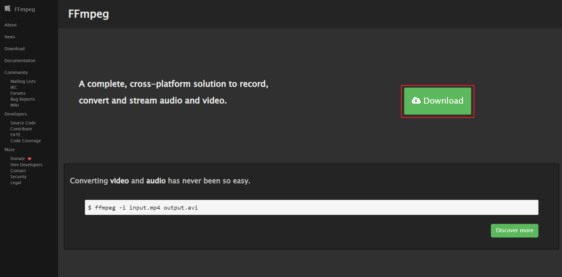 ffmpegのインポート方法 | 音MADメーカー